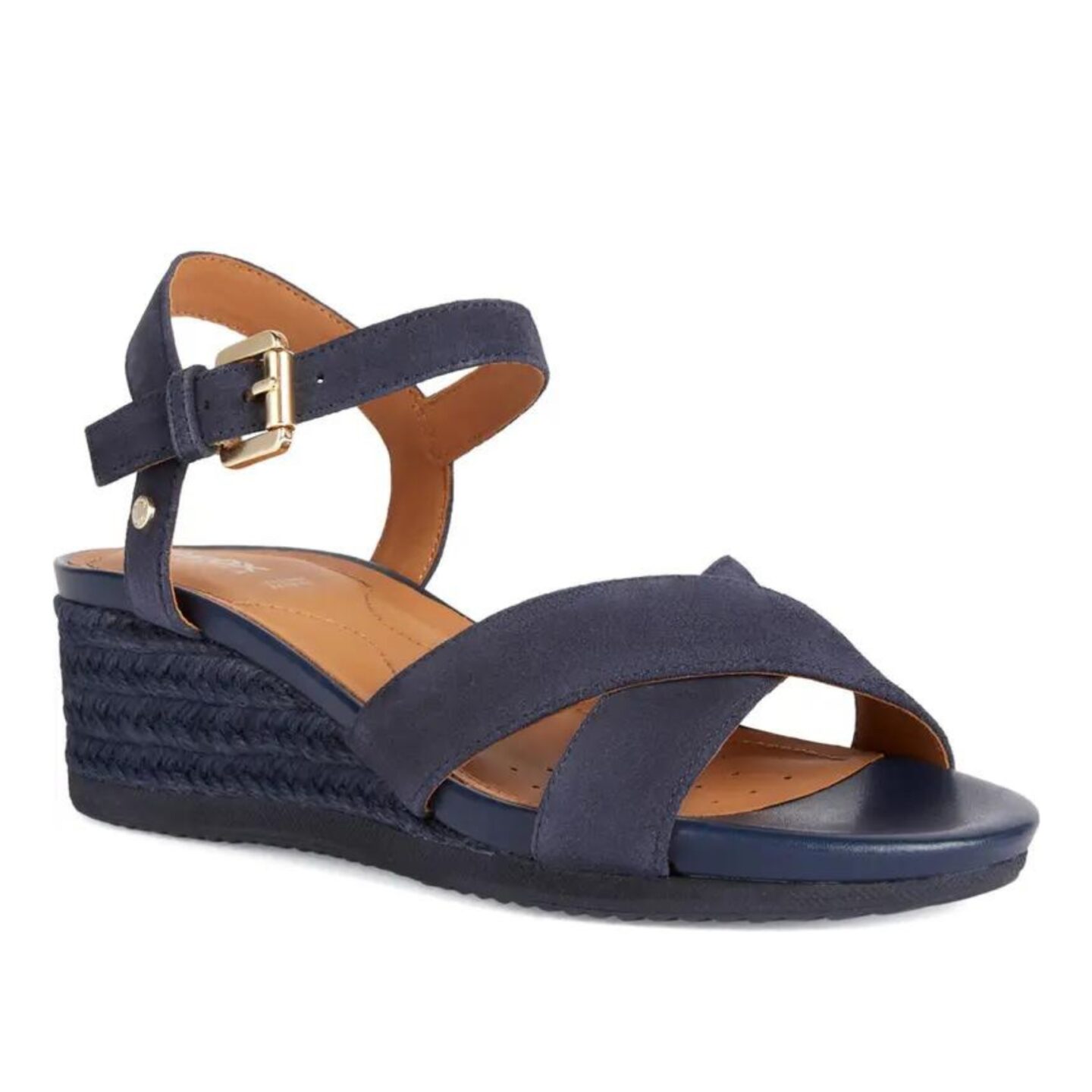 Navy Blue Sandals + Wedges - VSTYLE