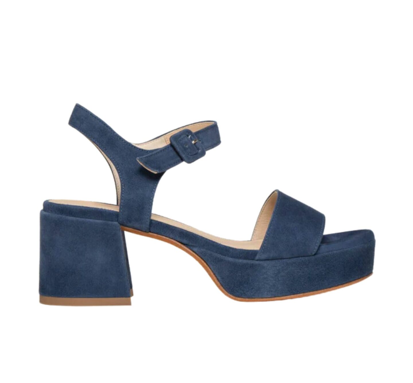 Navy Blue Sandals + Wedges - VSTYLE